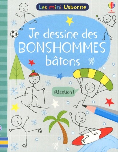 Je dessine des bonshommes batons - Les mini Usborne, Rosamund Smith | eBay