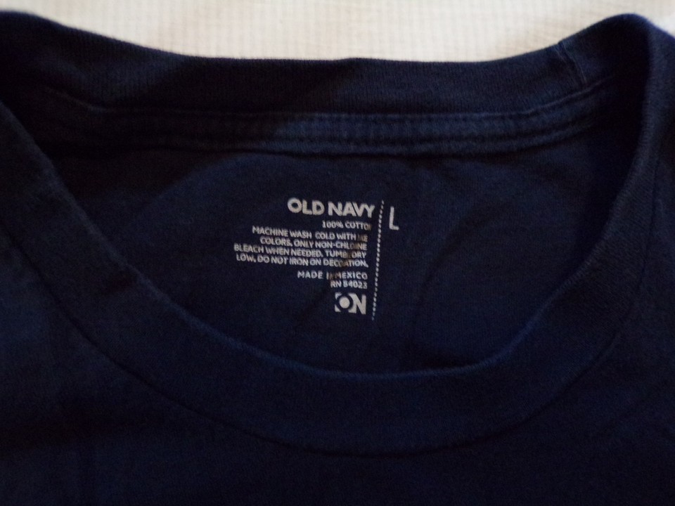 OLD Navy Shirt Blue Large | eBay