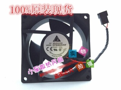 Delta 8032 8CM EFB0824VHF 24V 0.20A 2-wire Inverter Fan | eBay