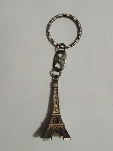Vintage Keychain Paris France Eiffel Tower Collectable Metal Keyring | eBay