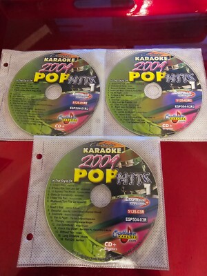 2009 POP HITS 1 , 3 DISC SET CHARTBUSTER KARAOKE CDGS | eBay