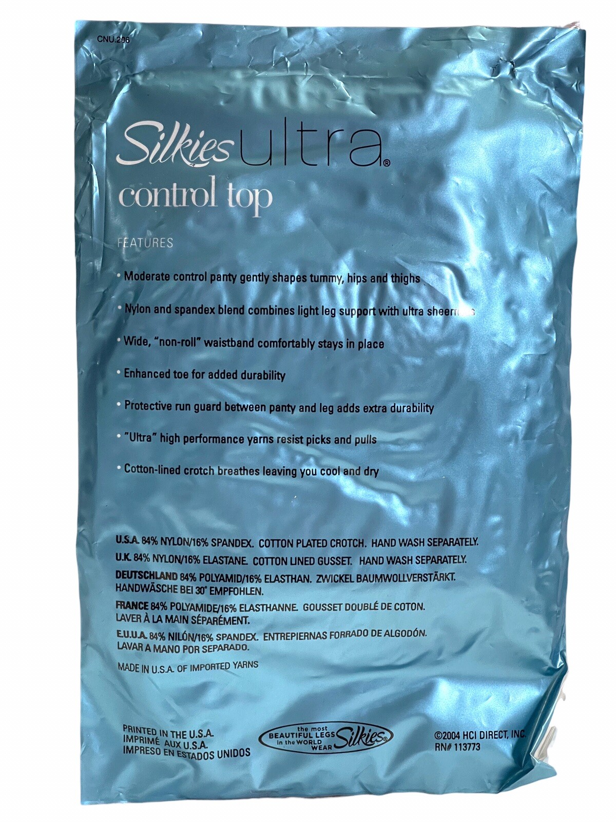 Silkies Ultra Control Top Pantyhose Ultra Sheer Leg Queen Mocha Size X ...