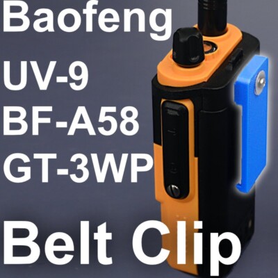 Baofeng UV-9R UV9R UV9 Pro BF-A58 GT-3WP -REAL BELT CLIP- Custom Made ...