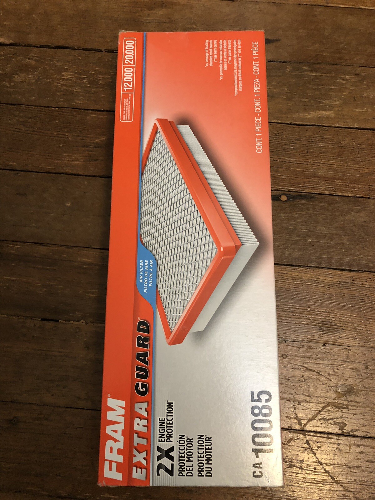 FRAM CA 10085 Extra Guard Air Filter Volkswagen 12 000 Miles Protection ...