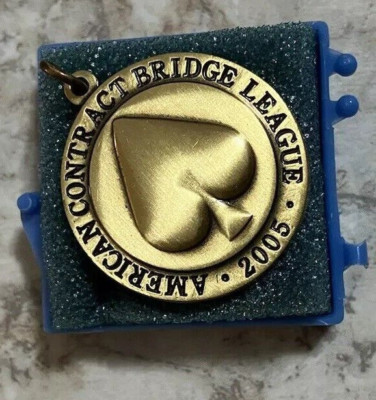 ACPL Medal McKenney Diamond Award Contract Bridge 2005 Diamond Life ...
