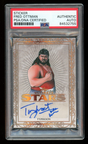 Tugboat PSA/DNA Bronze Foil Auto 2020 Leaf Ultimate Wrestling WCW ...