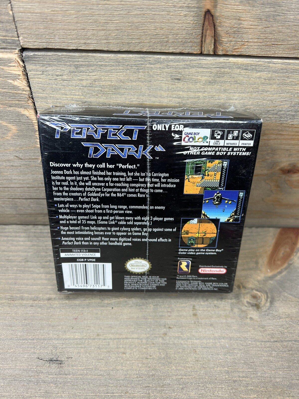 NEW Factory Sealed Perfect Dark Nintendo Gameboy Color 2000 45496731175 ...