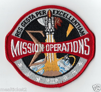 NASA MISSION OPERATIONS -RES GESTA PER EXCELLENTIAM- ORIGINAL SPACE ...