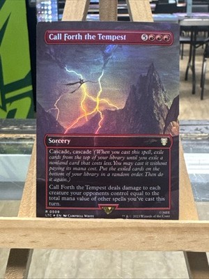 MTG *Call Forth the Tempest Full Art Foil X1* (NM) Lord of the Rings ...