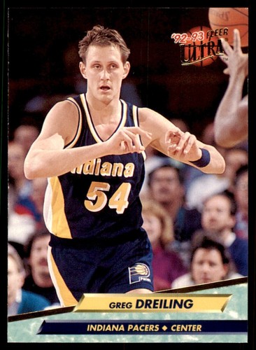 1992-93 Fleer Ultra Greg Dreiling Indiana Pacers #273 | eBay