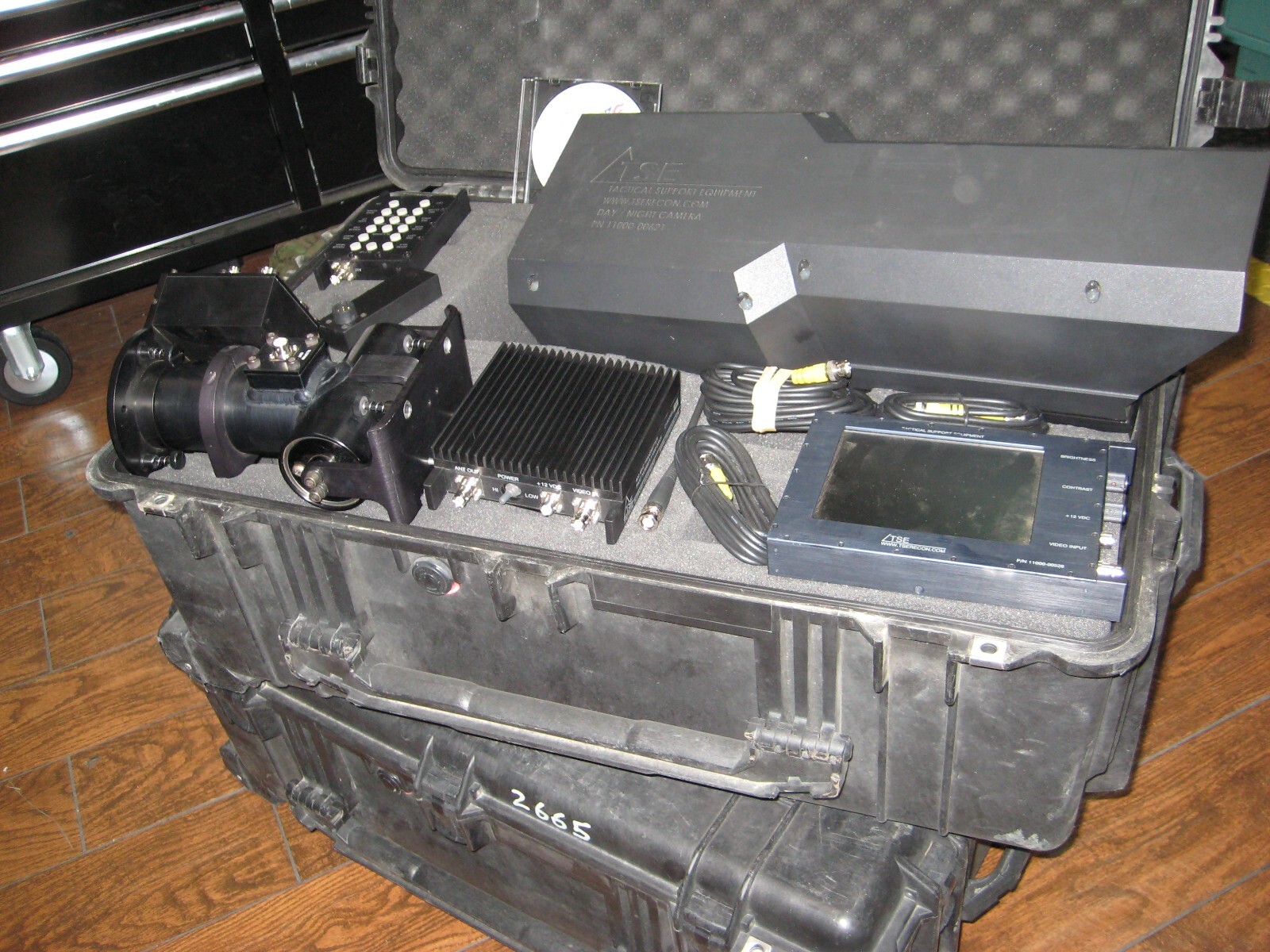 TSE Tactical Support Equipment Camera Monitor Transmitter Tilt pan ...