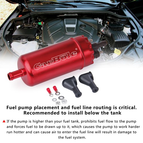 12V Gasoline Fuel Injection Pump High Pressure 125PSI Universal Inline ...