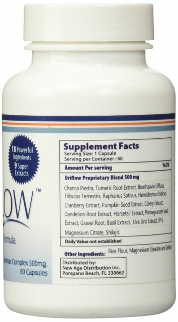 1 Uriflow Natural Treatment for Kidney Stones 60 Capsule for sale ...