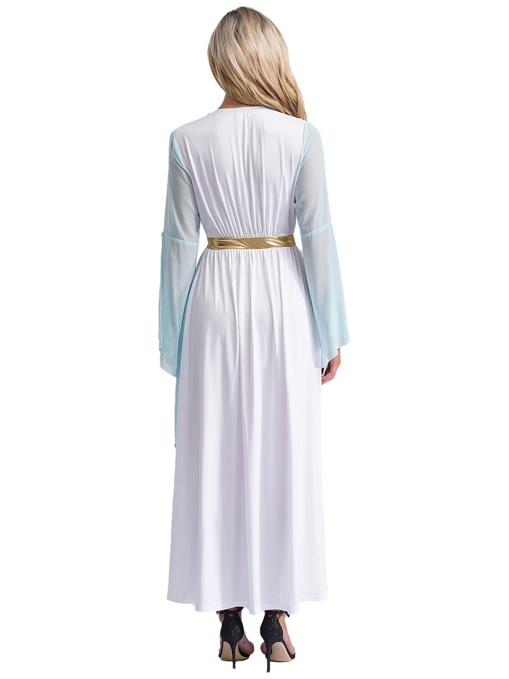 Women Costume Vintage Toga Ancient Dress Tunic Outfits Greek Robes ...