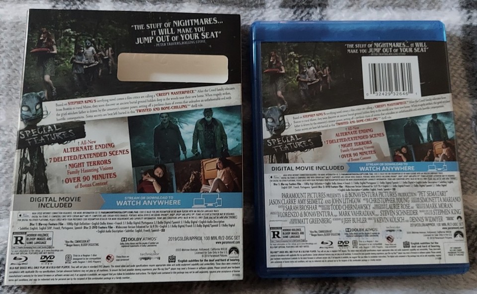 Pet Sematary Blu-ray + DVD + Digital Combo Pack | eBay