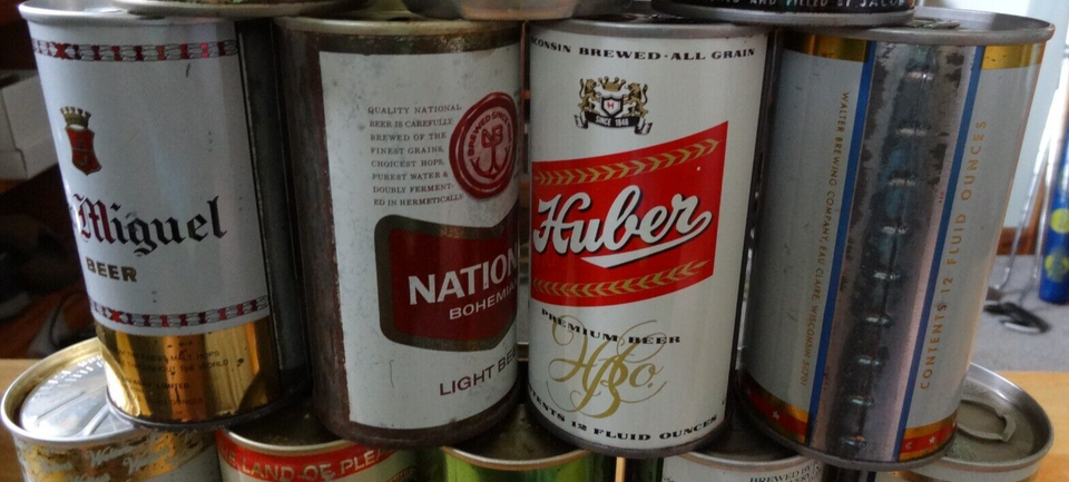Beer Cans Lot , steel and aluminum 12 beer can total | eBay