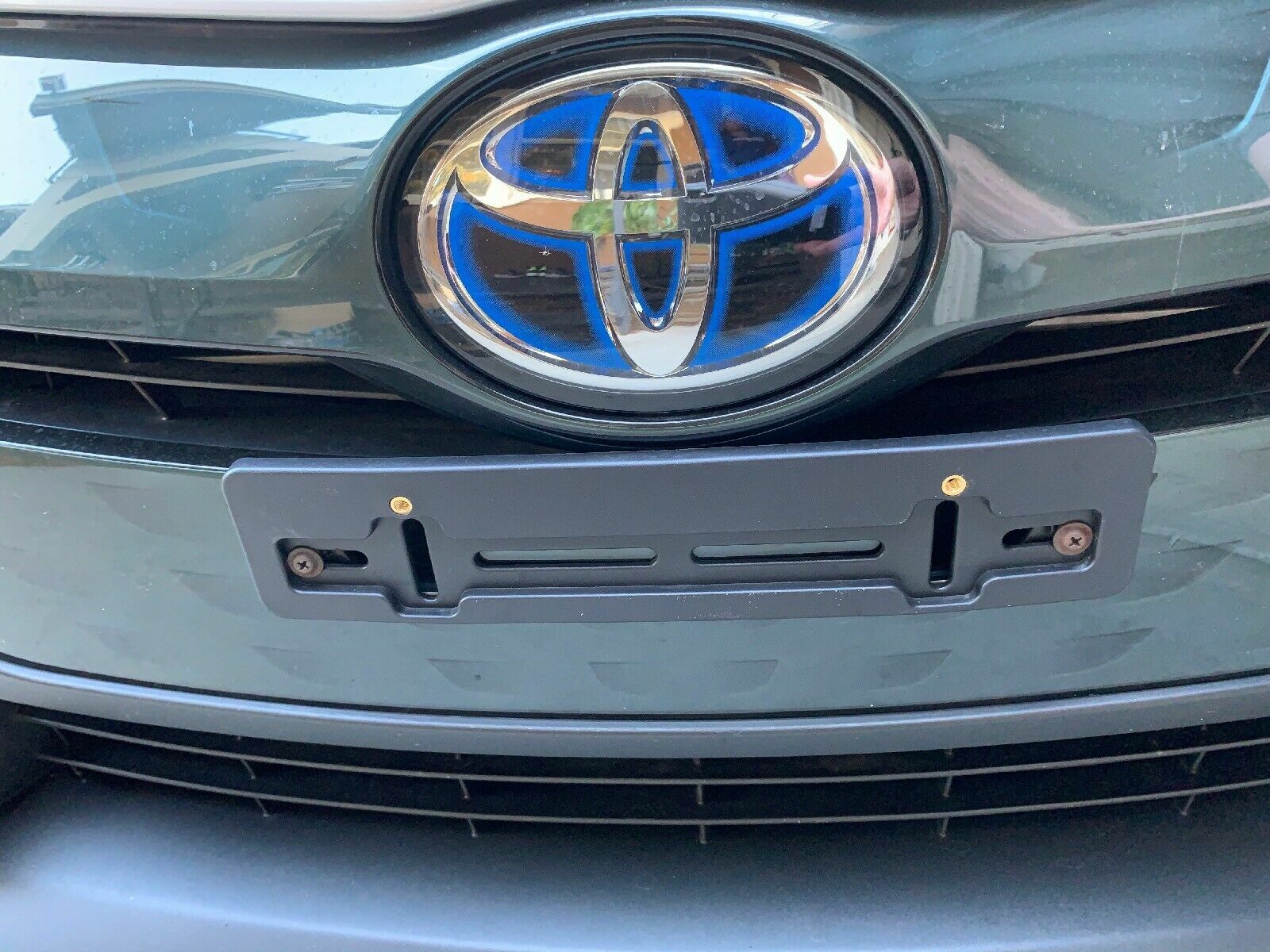 Front License Plate Tag Holder Mount Adapter Bumper Kit Bracket for ...