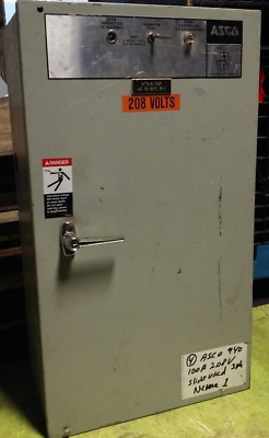 Automatic Transfer Switch w/ Control Panel Enclosure - Asco 940 100A ...