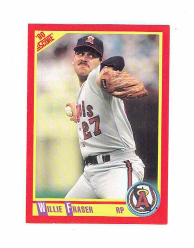 Willie Fraser Angels #27 RP #358 Score 1990 Baseball Card | eBay