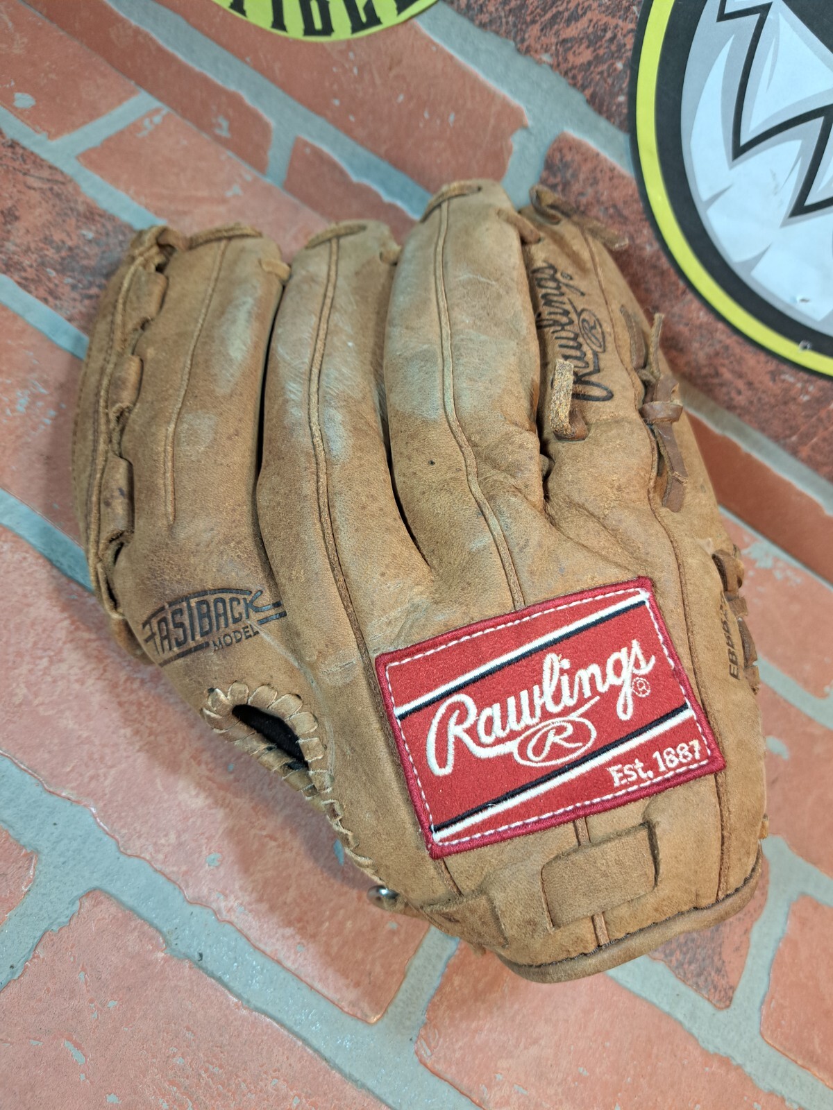 Rawlings Baseball Glove SL125P Fastback Sandlot Leather 5 Finger Brown ...