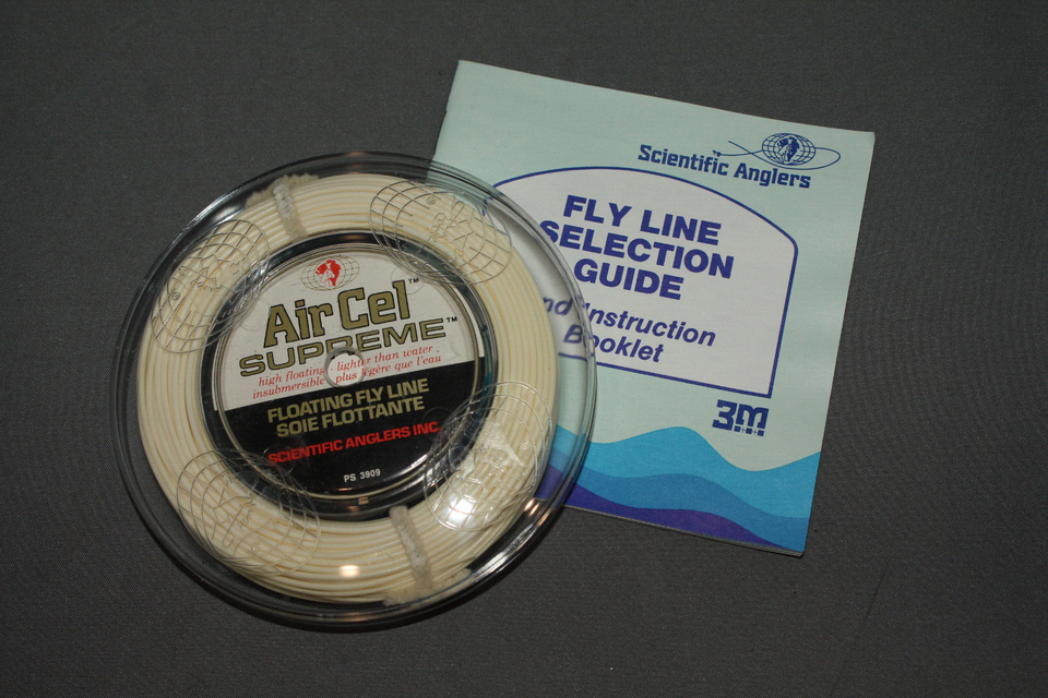 VINTAGE SCIENTIFIC ANGLERS AIR CEL SUPREME FLOATING FLY LINE DT-8-F 25 ...