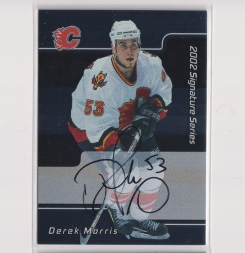 2001-02 In The Game ITG BAP Signature Series AUTO 177 Derek Morris ...