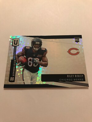 2019 Unparalleled Riley Ridley Chicago Bears Rookie Free Shipping | eBay