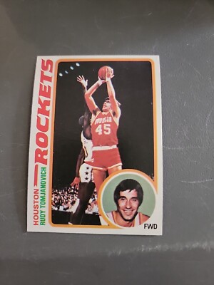 1978 Topps basketball #58 Rudy Tomjanovich Houston Rockets - NM | eBay