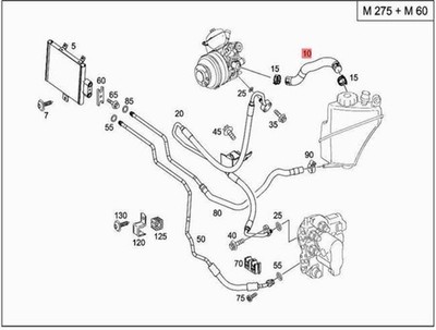 Genuine MERCEDES C216 W221 S-CLASS Coupe Intake hose 2219973082 | eBay
