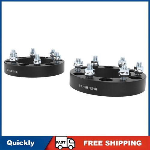 Aluminium Wheel Spacers 30MM 4PCS for Mitsubishi L200 Black 6 Stud ...