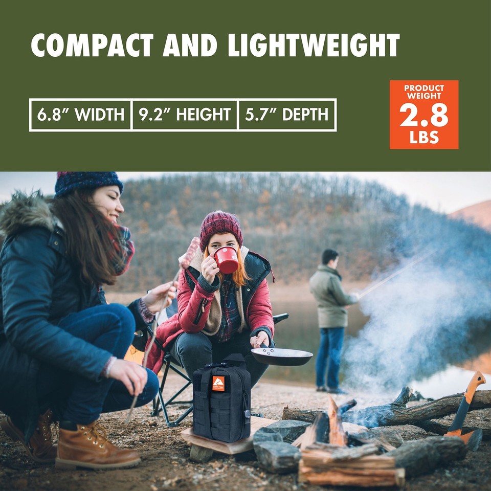 Ozark Trail Outdoor Survival Kit, 21 Piece, Flashlight Knife Fire ...