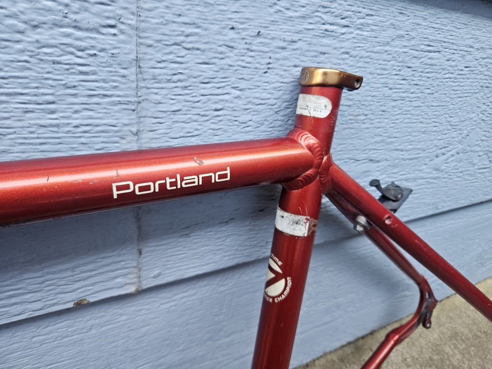 54cm Trek Portland Disc Gravel Commuter Bike Frame Aluminum Handbuilt ...