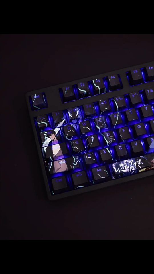 Solo Leveling Keycap Set – Custom Anime Keycaps for Mechanical ...