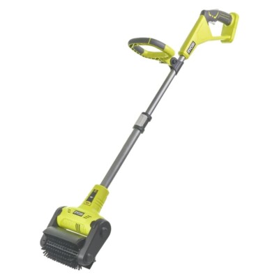 Ryobi 18V ONE+ Cordless Power Outdoor Surface Cleaner Scrubber Sweeper ...