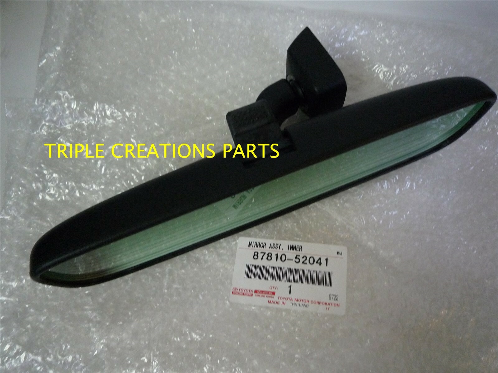 87810-52041 GENUINE OEM TOYOTA MIRROR ASSY, INNER REAR VIEW 8781052041 ...