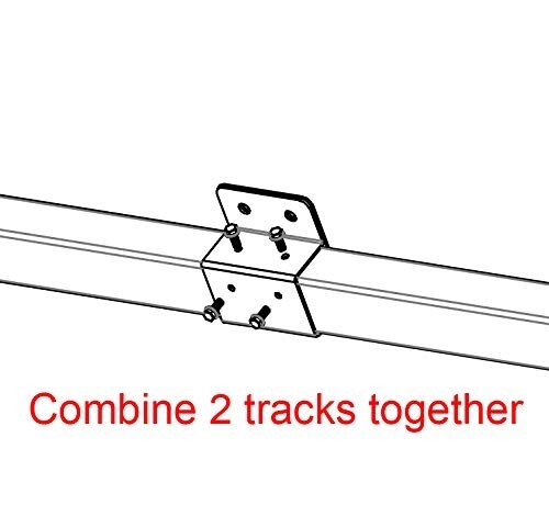 DIYHD Raw Material Box Track Double Sliding Barn Door Hardware(NO DOOR ...