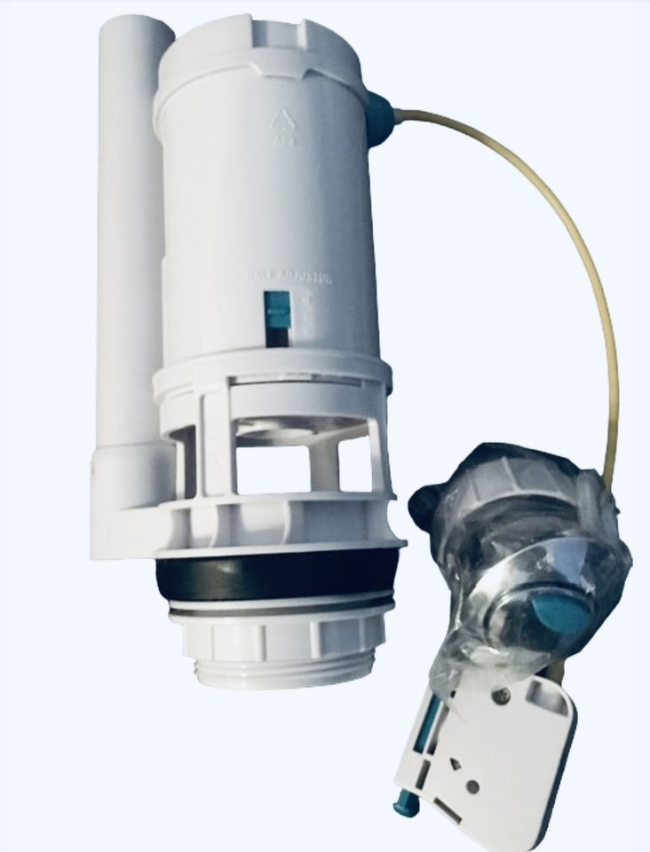 TOILET DUAL FLUSH VALVE SYPHON OVAL PUSH BUTTON | eBay UK