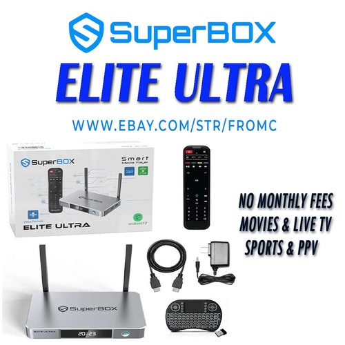 SuperBox Elite Ultra PvP MOVIES TV SPORTS FAST SHIPPING ***READ ...