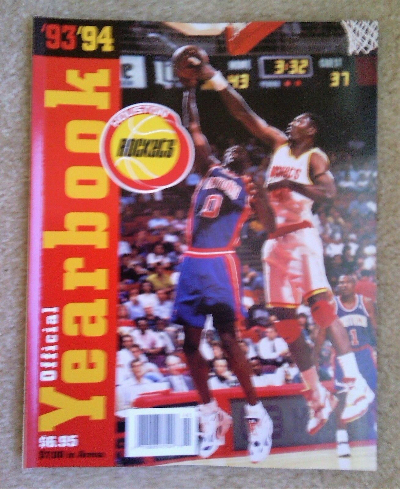 Houston Rockets 1993/1994 NBA Team Yearbook New | eBay