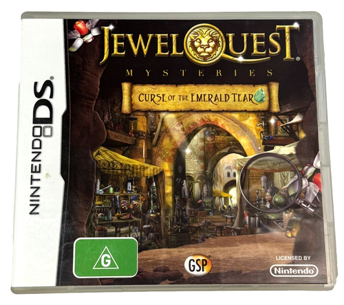 Jewel Quest: Curse of the Emerald Tear Nintendo DS 2DS 3DS Game ...