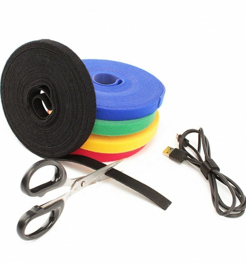 Back To Back Hook＆Loop Fastener Tape Self-Gripping Cable Tie Width 10 ...
