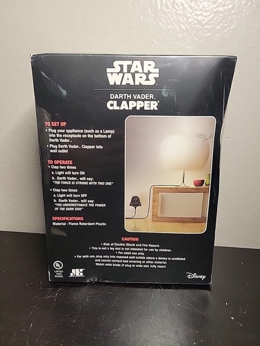 Star Wars Darth Vader Talking Clapper Sound Activated Switch (New) Use ...