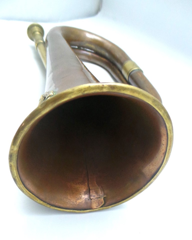 WW2 / WWII ERA ORIGINAL WESTERN AUSTRALIA COLLEGE REGIMENT BUGLE | eBay UK