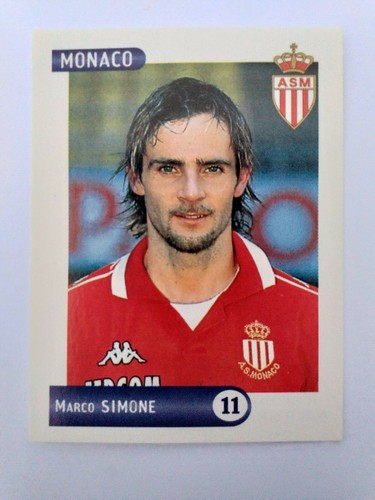 PANINI FOOT LIGUE 1 2000 2001 STICKER N°190 MONACO ASM MARCO SIMONE | eBay