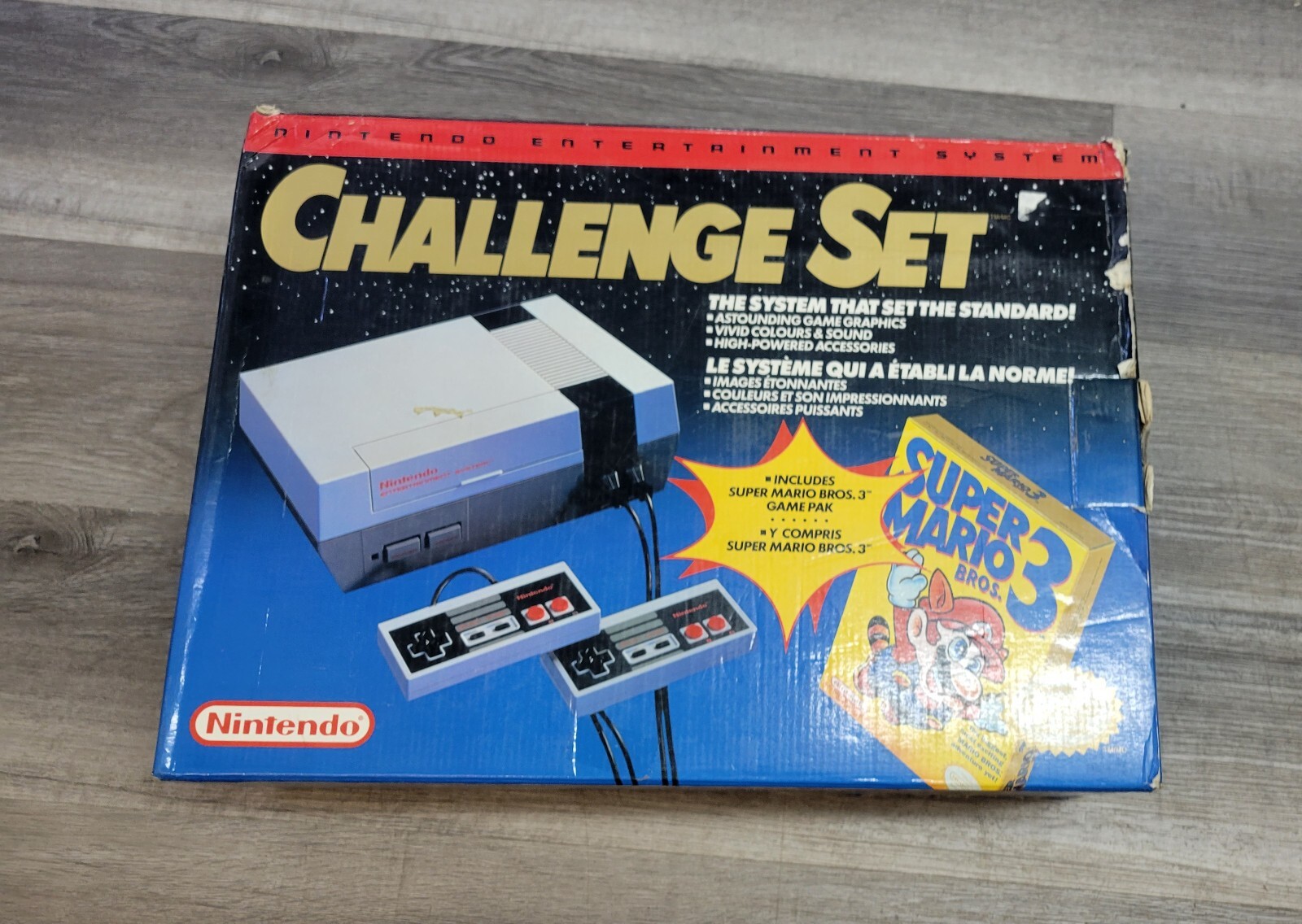 Nintendo NES Challenge Set System Complete in Box Very Good Tested ...