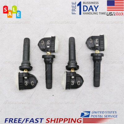 Set(4) Tire Pressure Monitor System TPMS For GM 13516164 13598771 ...