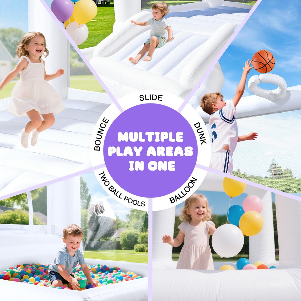 Large Commercial Bounce Castle PVC Inflatable Obstacle Bounce House ...