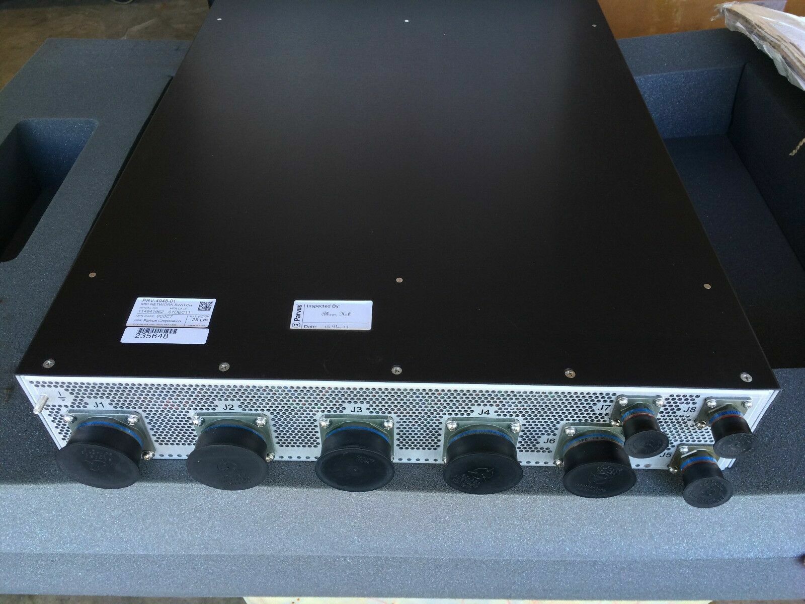 Parvus PVR-4948-01 PVR494801 MBI Network Switch Rugged Cisco 4948E ...