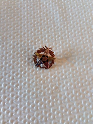 Vintage Masonic Order of the Eastern Star 10K Gold Top Pin Freemason ...
