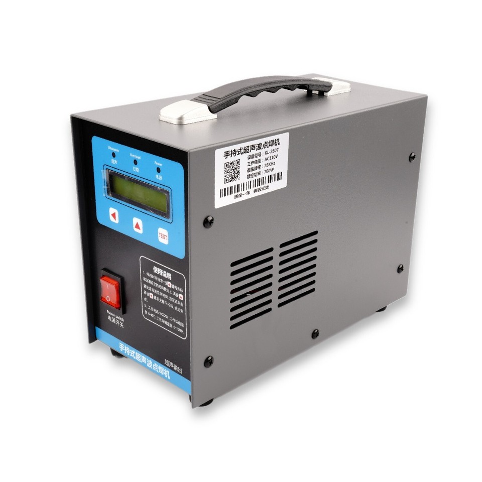 110V Portable Ultrasonic Plastic Welder Plastic Spot Welding Processing ...